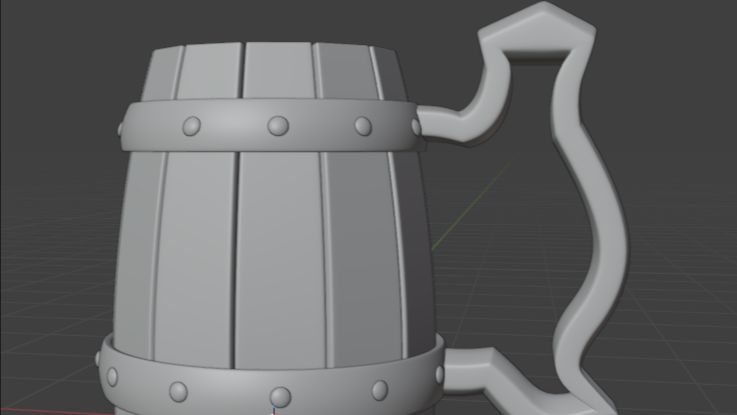 Кружка викинга УРОК 1. Blender 5.0 в прямом эфире ｜ новая проф