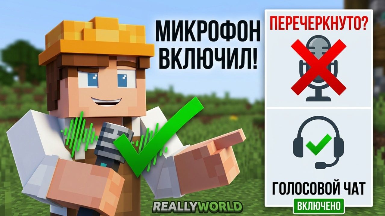 ГОЛОСОВОЙ ЧАТ ДЛЯ МАЙНКРАФТА НА ТЕЛЕФОН Новое Обновление