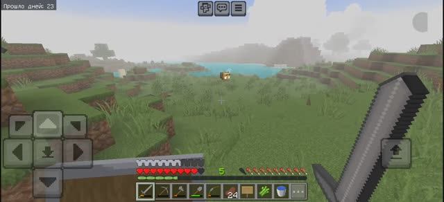 Ч-14. Пчёлы ХЕРОБРИНА?! Выживание с ХЕРОБРИНОМ в Майнкрафт. Я испугался...