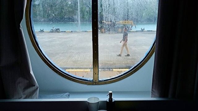 из окна лайнера