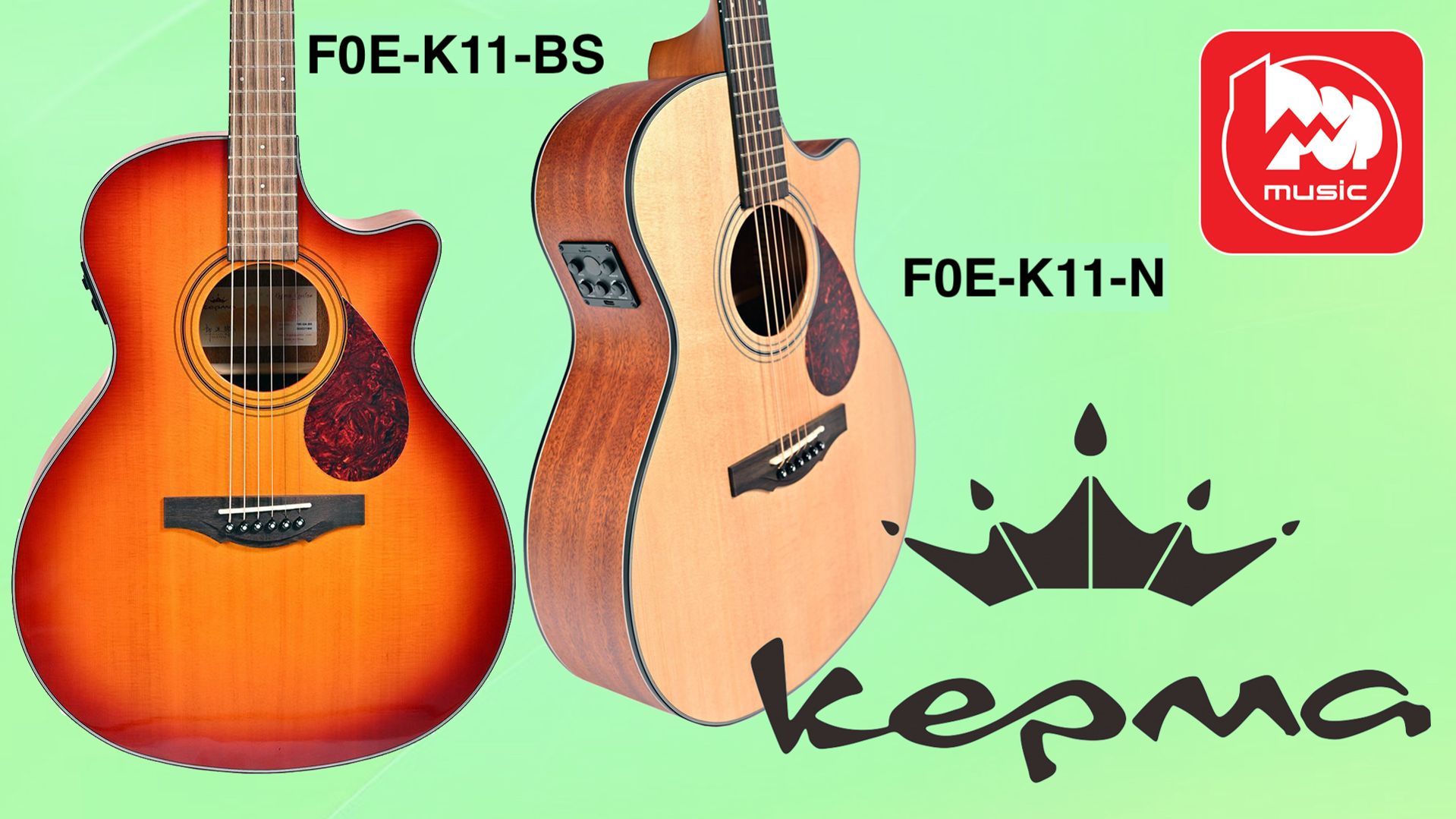 Трансакустическая гитара Kepma F0E-К11