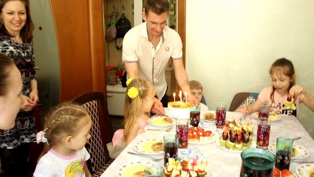 Днюха Насти 4 года 2019г.