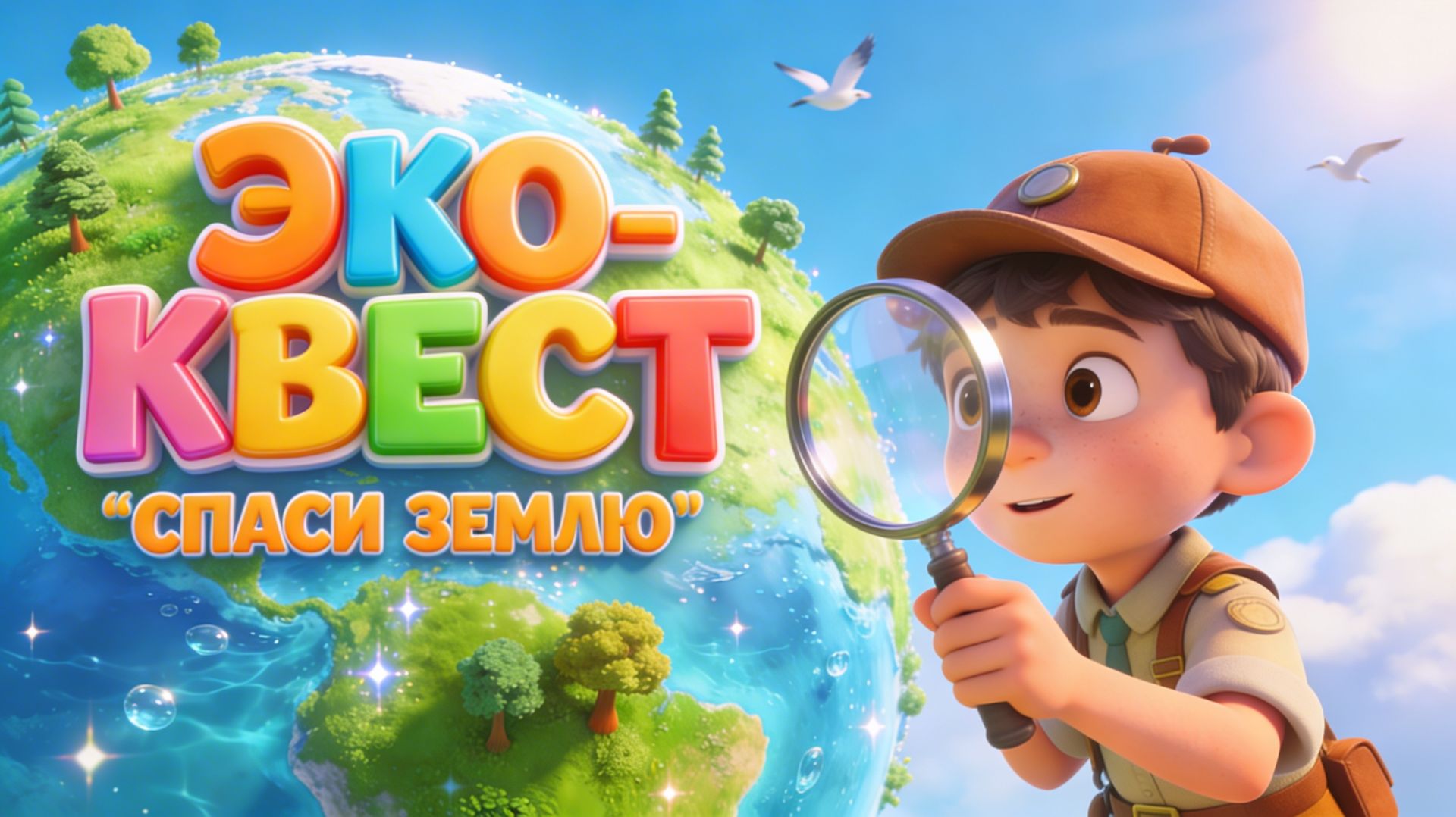 🌍 Эко-Квест "Спаси Землю" - весёлая викторина для начальной школы