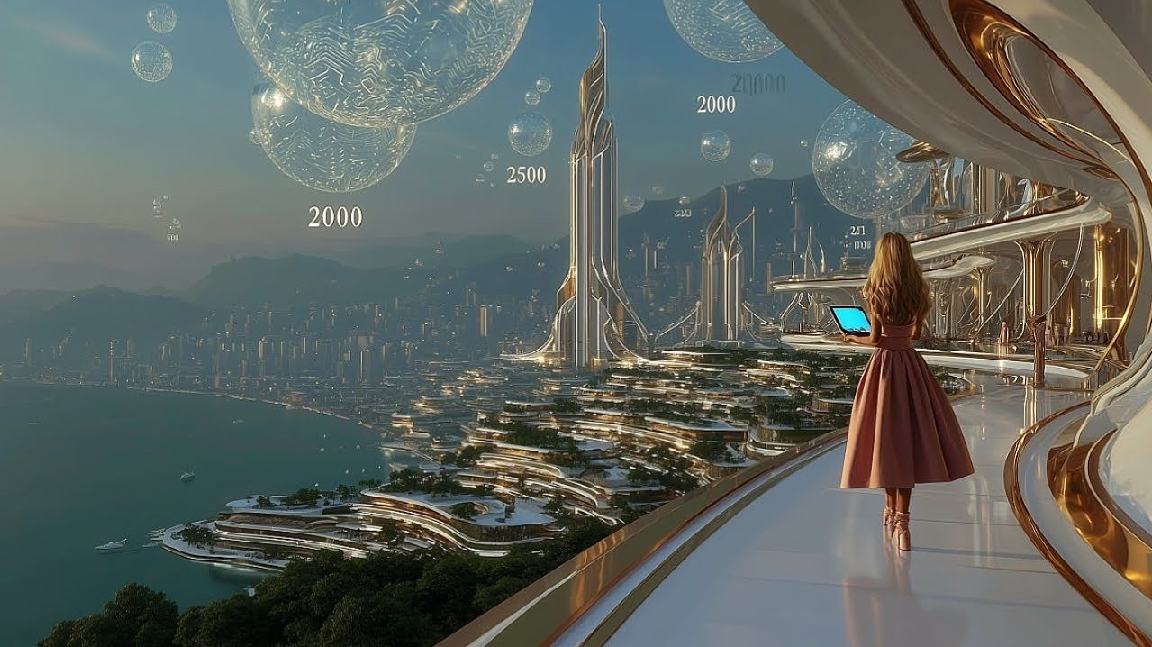 Inside a Golden Utopia: The Futuristic City of Tomorrow (HD Cinematic)