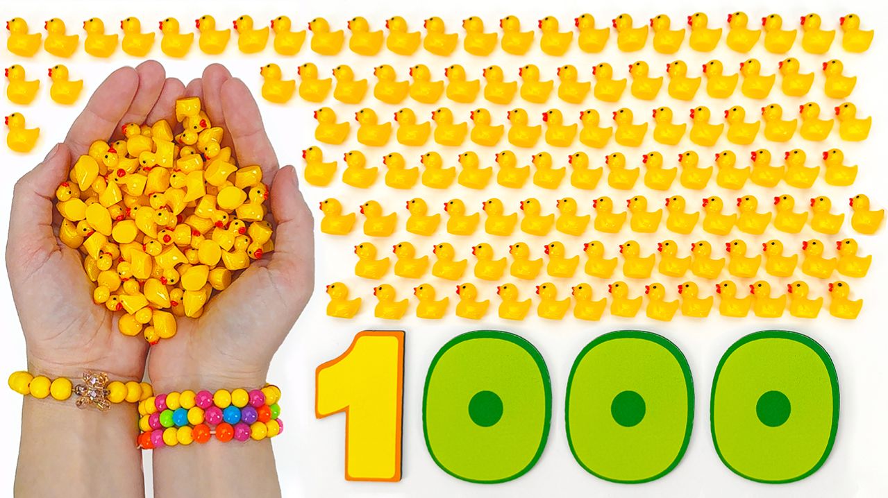 Тысяча Уточек! Считаем от 1 до 1000!