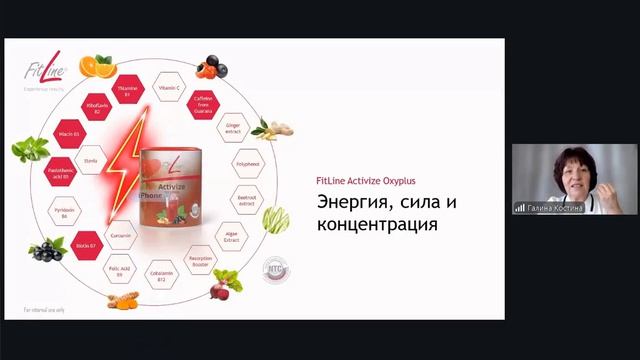 FitLine Activize Oxyplus. Академия по питанию. Костина Г.Н.