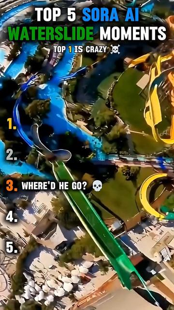 ЖУТКИЕ ВОДНЫЕ ГОРКИ СОЗДАННЫЕ НЕЙРОСЕТЬЮ 3