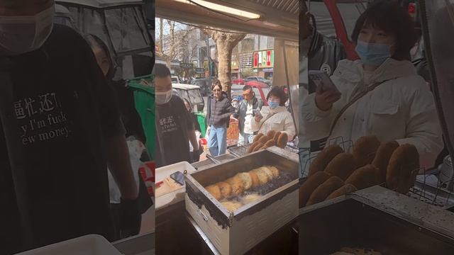 китайская уличная еда в прямом эфире