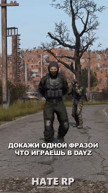 Докажи одной фразой, что играешь в DayZ