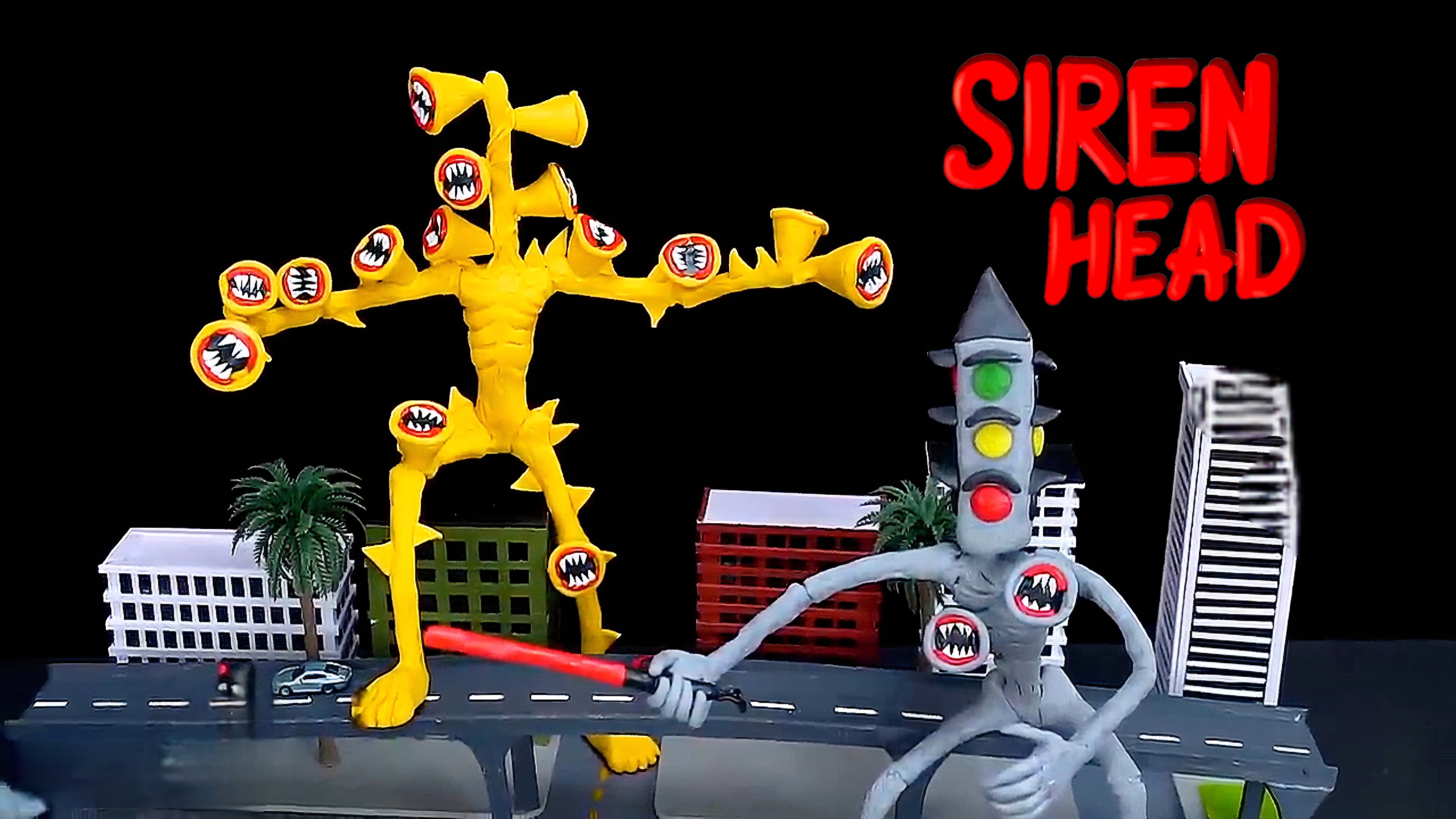 📢 СИРЕНОГОЛОВЫЙ 📢 - ФИГУРКА СВОИМИ РУКАМИ. SIREN HEAD ФИГУРКА.