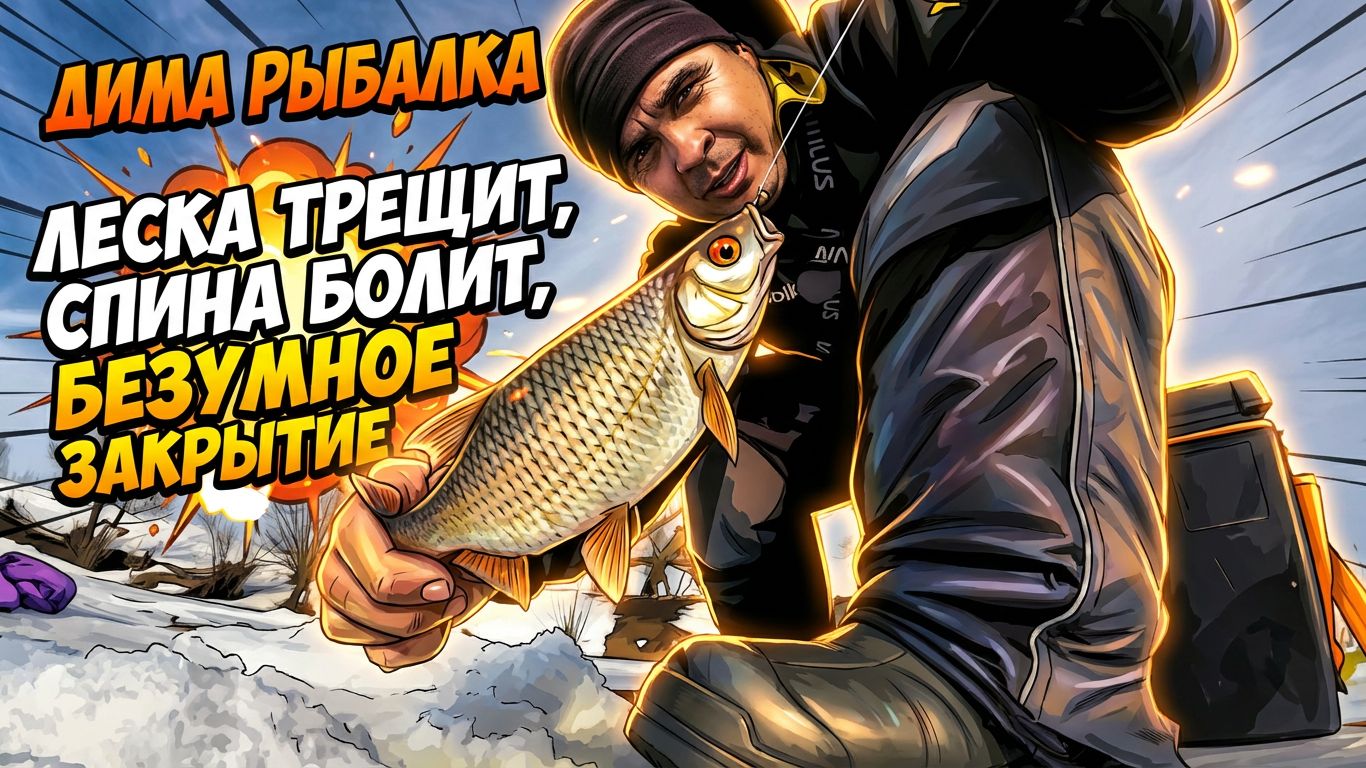 Леска трещит, спина болит, безумное закрытие