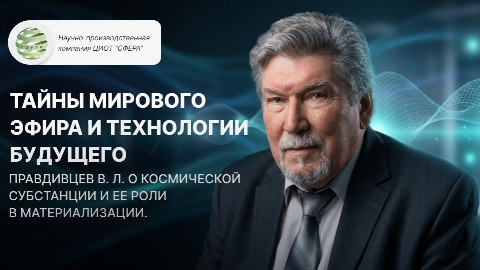 Тайны мирового эфира и технологии будущего. Правдивцев В. Л.
