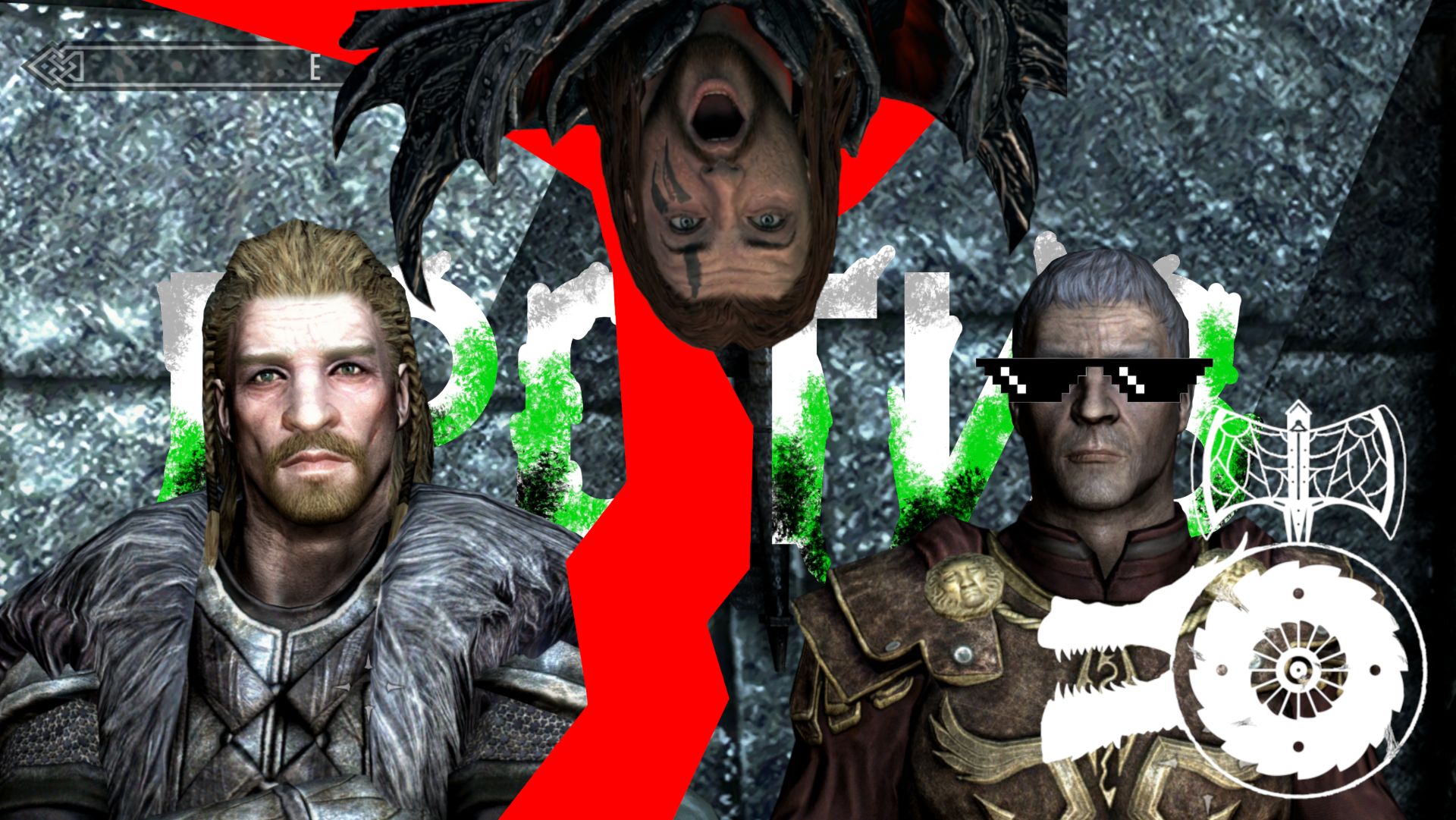 МУЖИКИ ПОДРАЛИСЬ И ДРАКОН В ГАРАЖЕ: The Elder Scrolls V:Skyrim от Резкий Поворот #Выпуск35