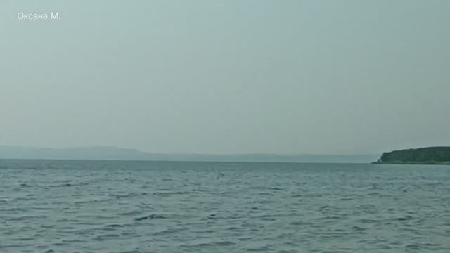 Озеро Тунайча на Сахалине. Пляж Солнечный.mp4