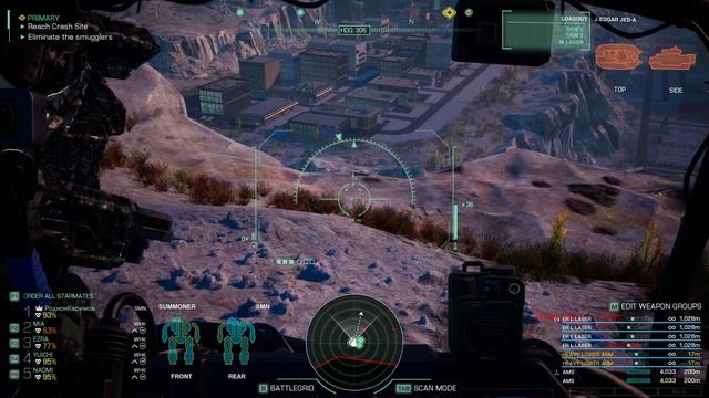 Миссия "Инспекция" (Inspection Duty) на Куршавеле (Courchevel), в MechWarrior 5 - Clans, 2026-03-22