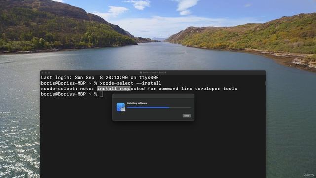4. macOS Installing XCode Command Line Tools