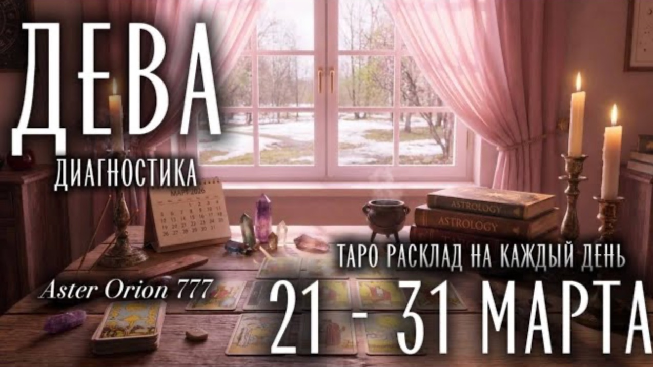 ♍️ ДЕВА 🌸 21 - 31 марта 2026 🌸 ПРОГНОЗ_ДИАГНОСТИКА