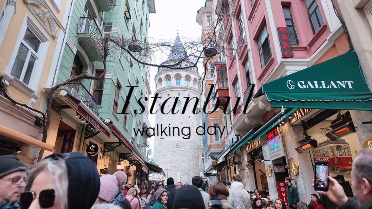 Гуляем по Европейской части Стамбула🕌Галатская башня Улица Истикляль Магазины одежды Сувениры Храм