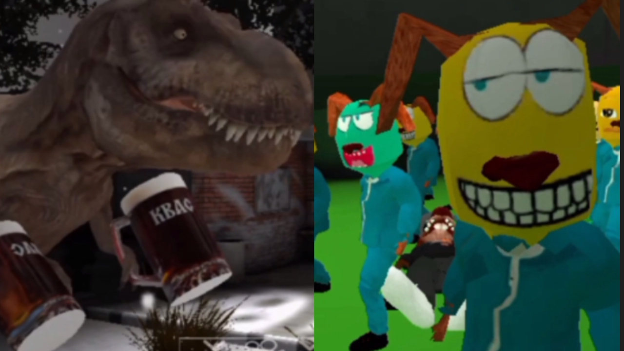 БЕШЕНЫЙ КВАСОЗАВР! Обучалки ВЫЖИВАЕТ С КВАСОЗАВРОМ и СМОТРИТ ИМБОВУЮ КОНЦОВКУ В ИГРЕ В ПИРОЖОК!