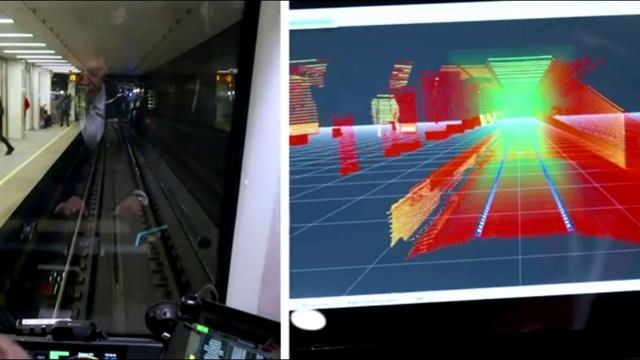 Такой обзор видит беспилотный поезд
