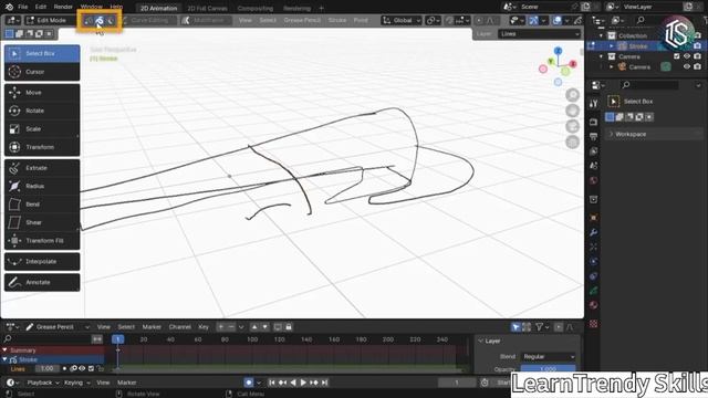 🎨 Creating Concepts with Grease Pencil in Blender 4.0 | 2D & 3D Art Made Easy ✏️