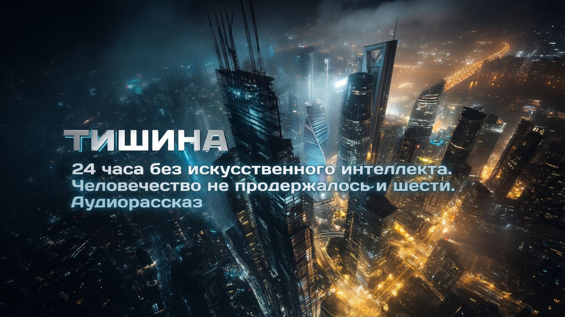 ТИШИНА - 24 часа без искусственного интеллекта. Человечество не продержалось и шести 🎧 Аудиорассказ