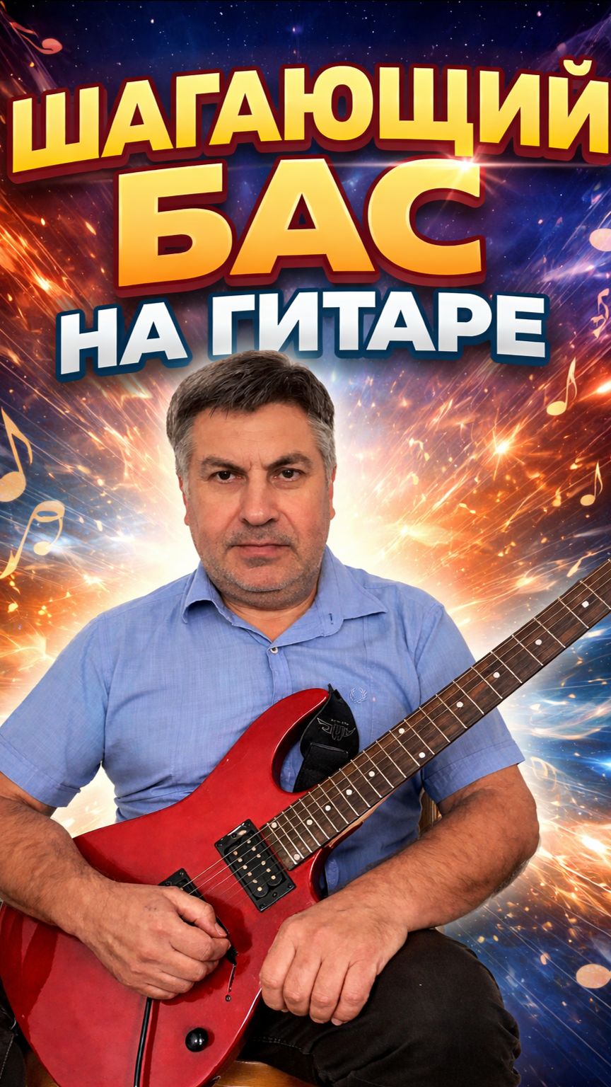 Секрет, как играть бас и аккорды одновременно