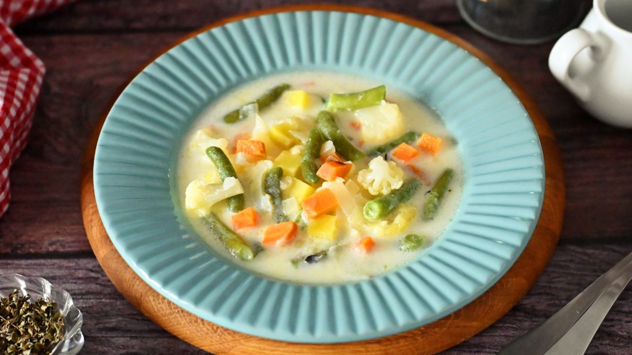 80 ккал, а сытость на 3 часа! 🍲 Секрет молочного супа, который не хочется называть диетическим