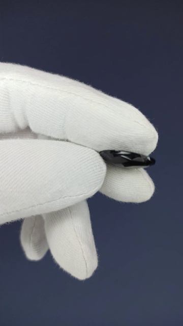 Стразы пришивные овал черные, Артикул 00594