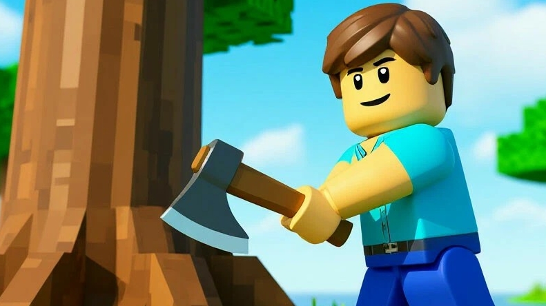 ПОСТРОИЛ САМЫЙ КРУТОЙ остров произвëл кирпичи!