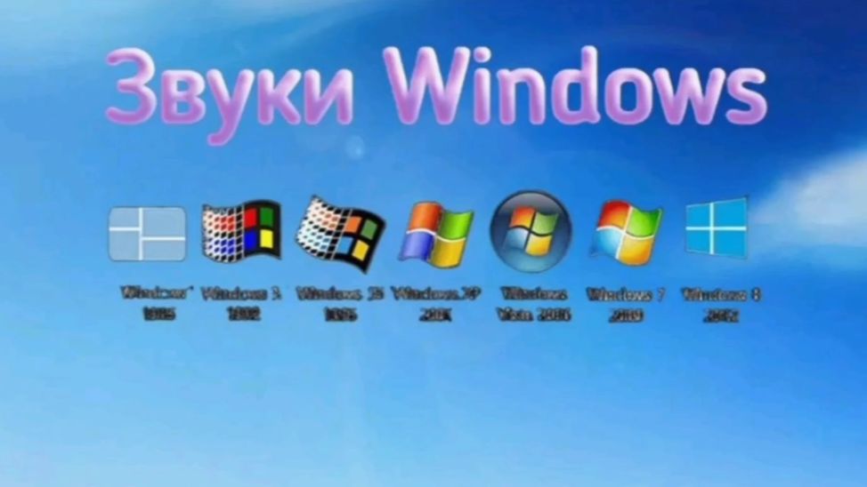 Эволюция звуков Windows