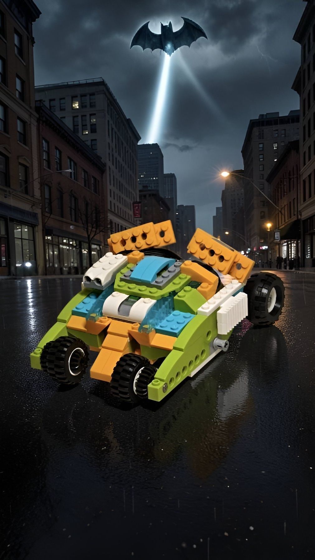 Бэтмобиль. Проект Wedo 2.0