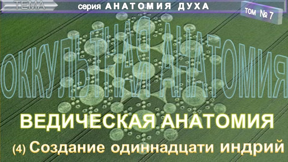 (7) СОЗДАНИЕ ОДИННАДЦАТИ ИНДРИЙ - ОККУЛЬТНАЯ АНАТОМИЯ - ВЕДИЧЕСКАЯ АНАТОМИЯ - из серии АНАТОМИЯ ДУХА
