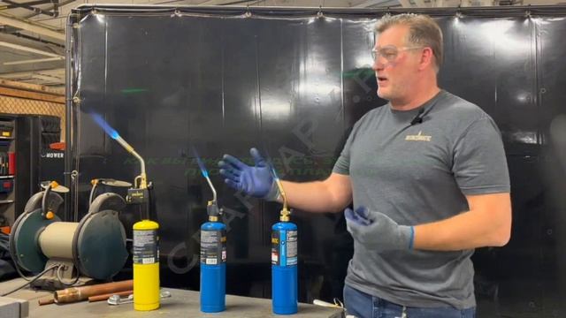 Горелки газовые BernzOmatic Типы пламени