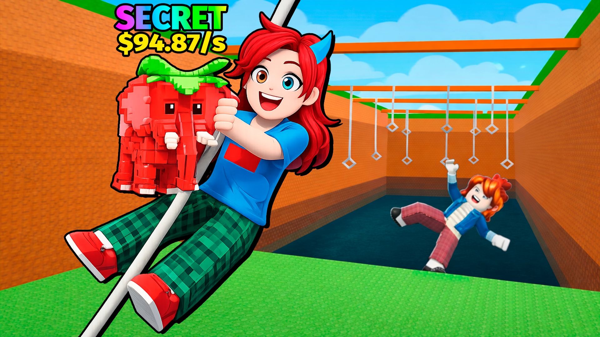 😱ДОЛЕТЕТЬ ДО БРЕЙНРОТ в РОБЛОКС Swing Obby for Brainrots