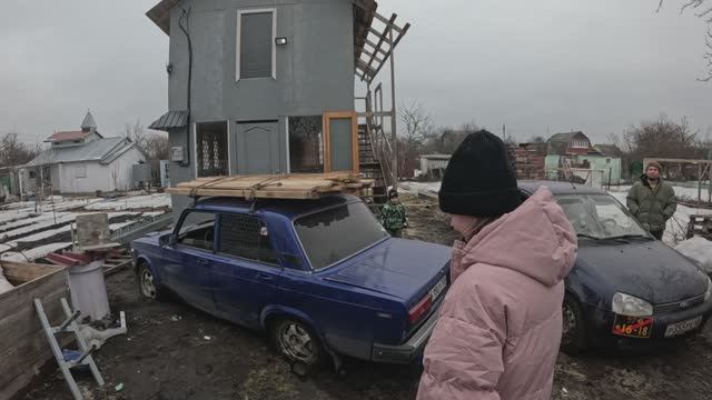 Обычный день на даче ваз 2107 грязь