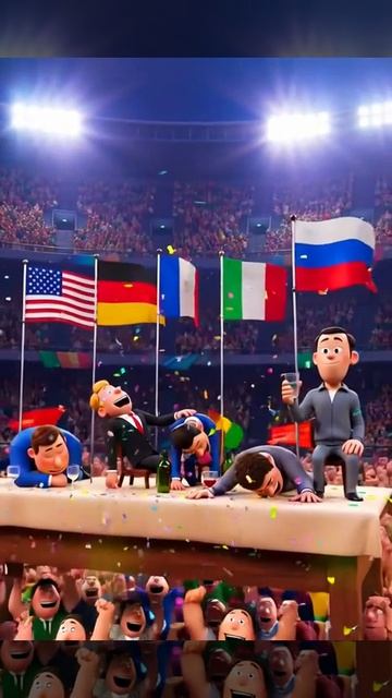 Как Россия победила на олимпиаде между странами!