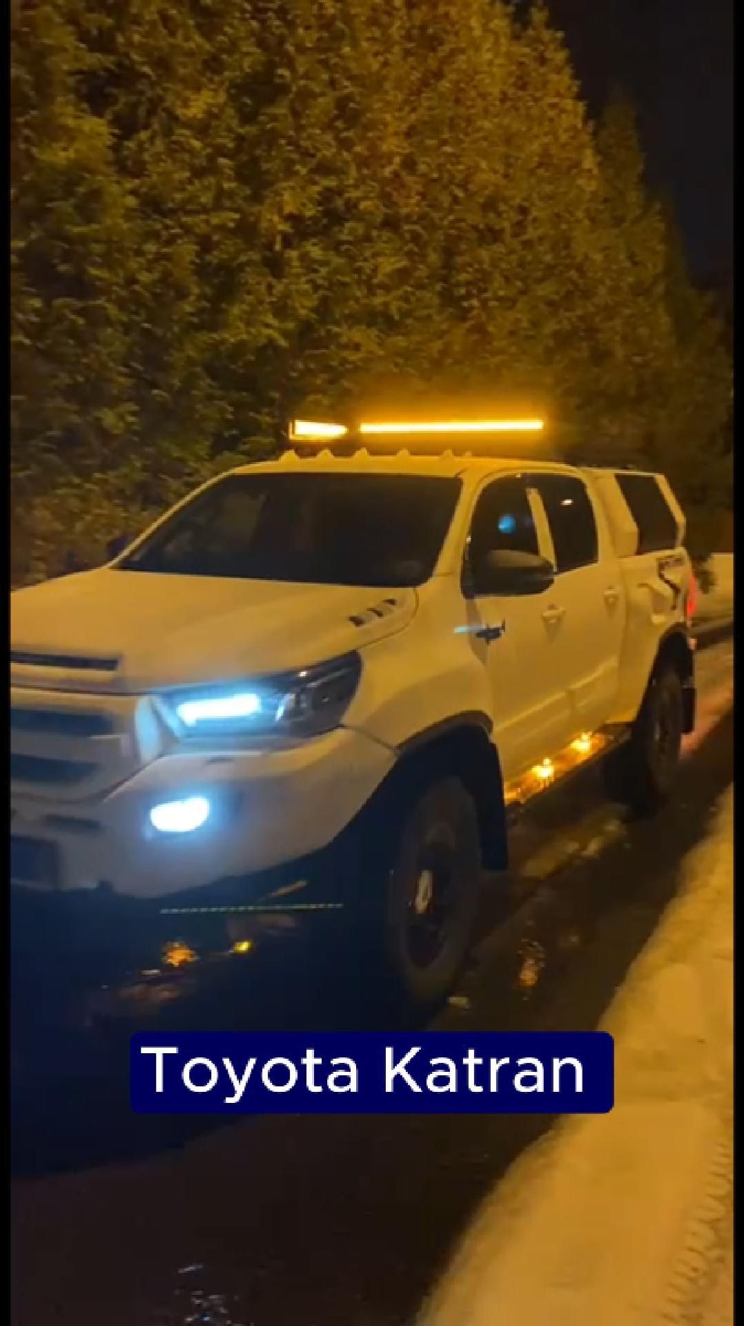 Роскошный белый Тойота Катран🚘