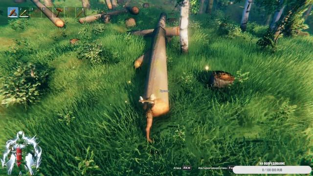 Valheim - #2 Расчистка территории и постройка дома.