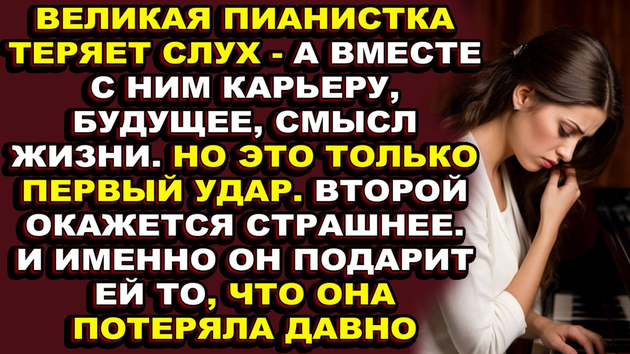 Истории из жизни|Пианистка теряет слух, но обретает что-то большее|Аудио рассказы|Аудиокниги слушать