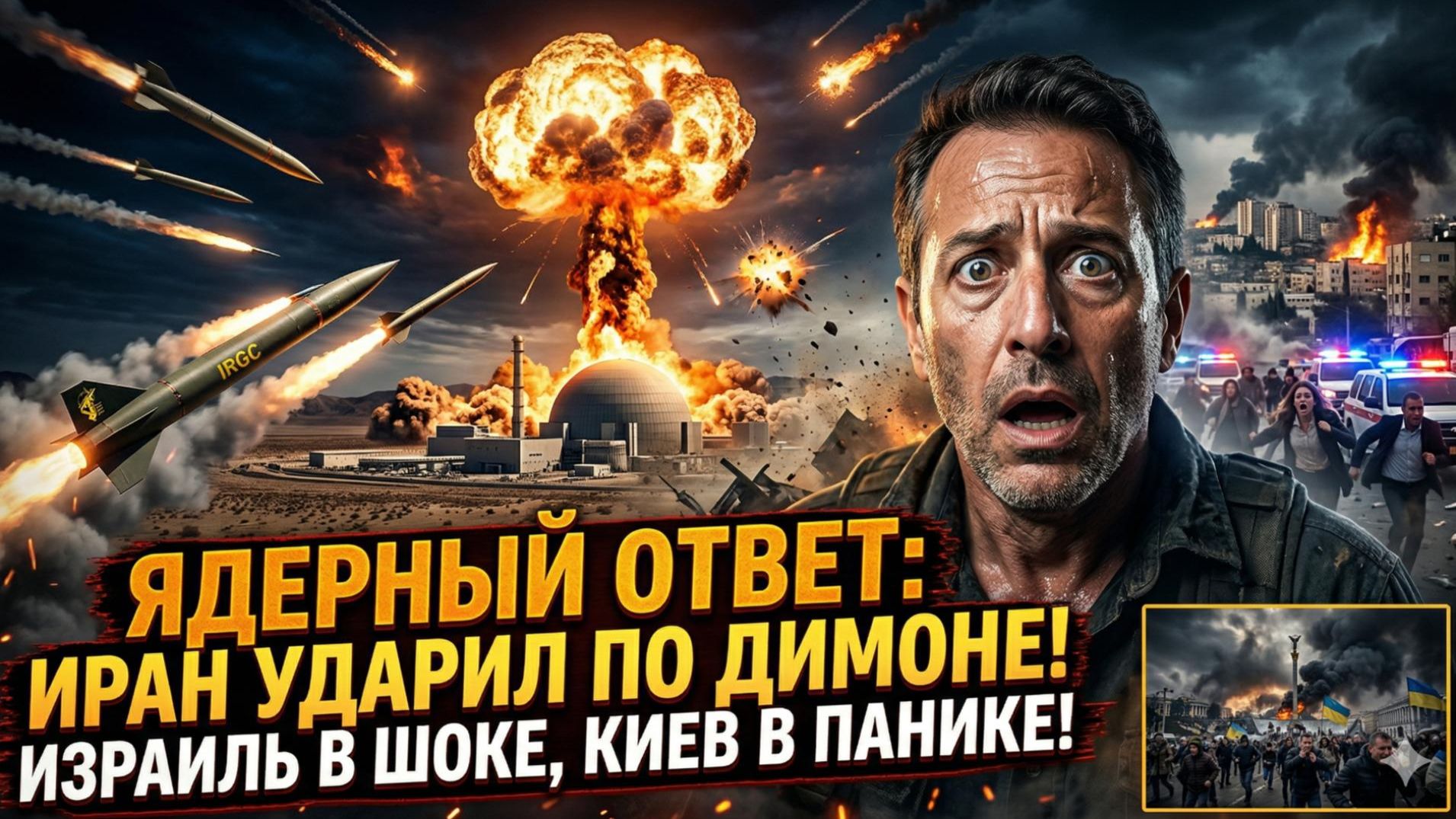 🚀Меркурис | ЯДЕРНЫЙ ОТВЕТ: Иран ударил по Димоне! Израиль в шоке, Киев в панике!