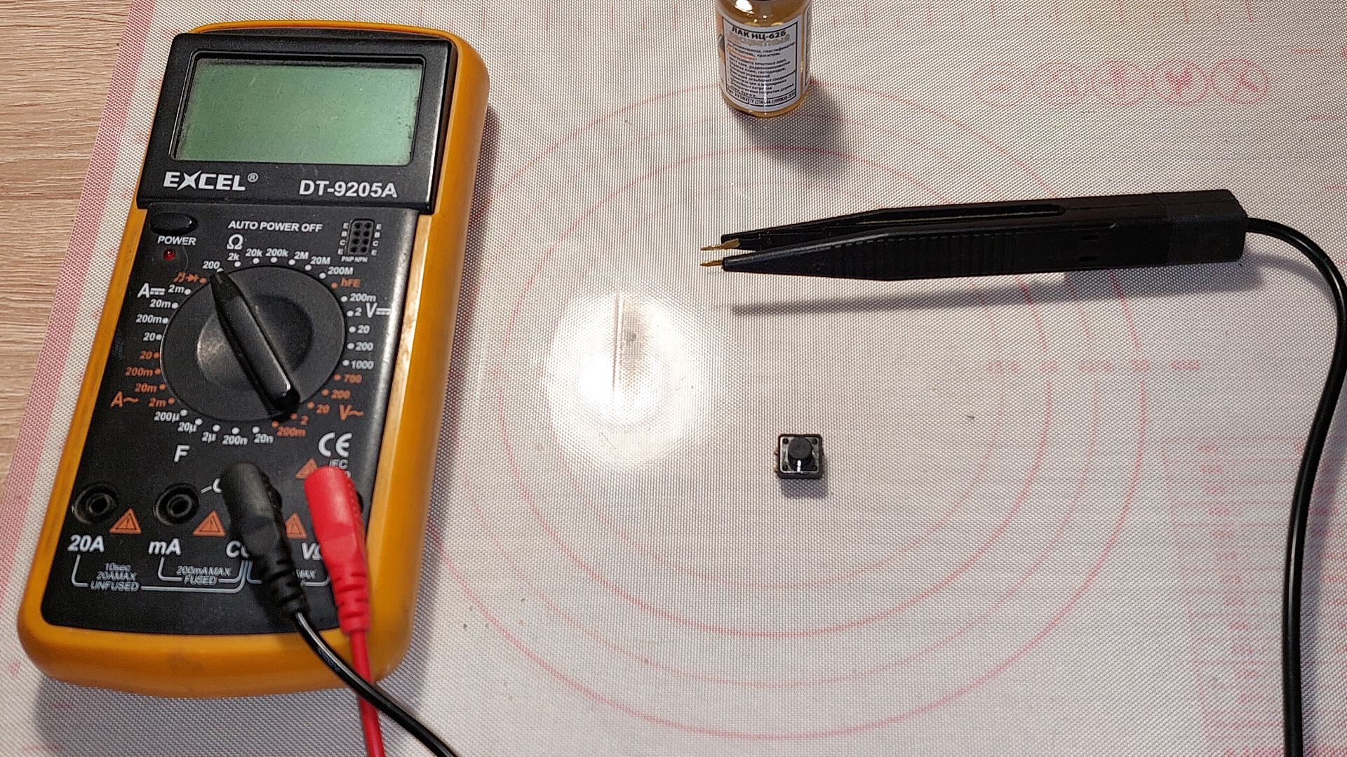 Ремонт большой тактовой кнопки