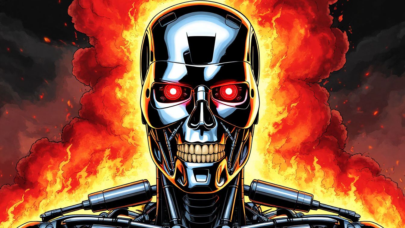 T-800 вернулся в прошлое опять, поможет ли это будущее подлатать!? Terminator 2D - No Fate.