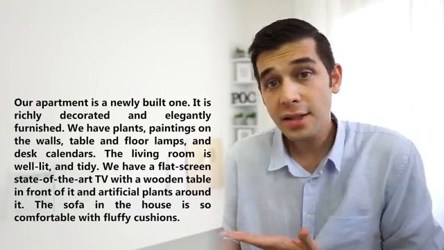 How to describe your house neighborhood in English