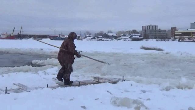 в соломбалу. февраль . Архангельск.