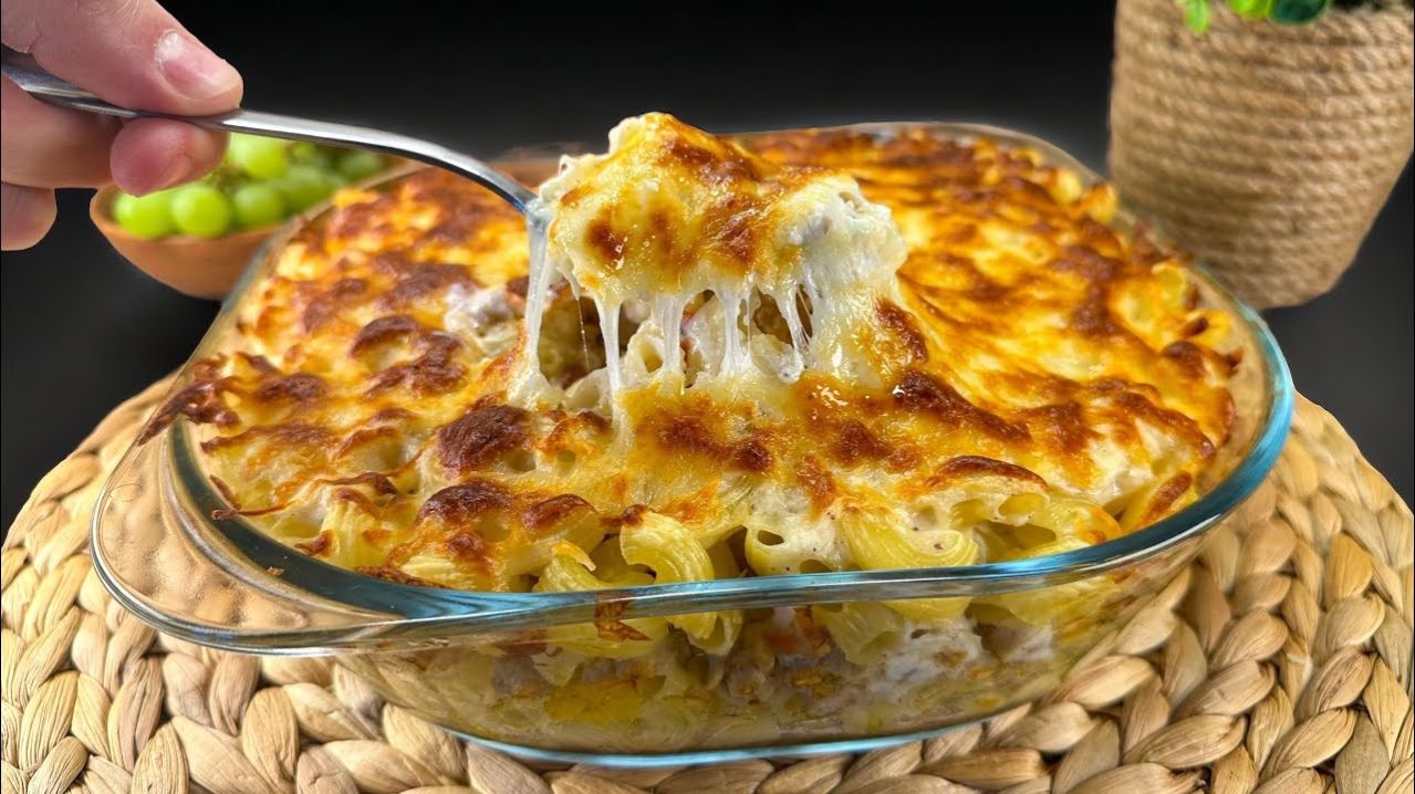 Запеканка из Макарон с Фаршем. Вкусный Ужин Для Всей Семьи! Макароны с Фаршем в Духовке На Ужин