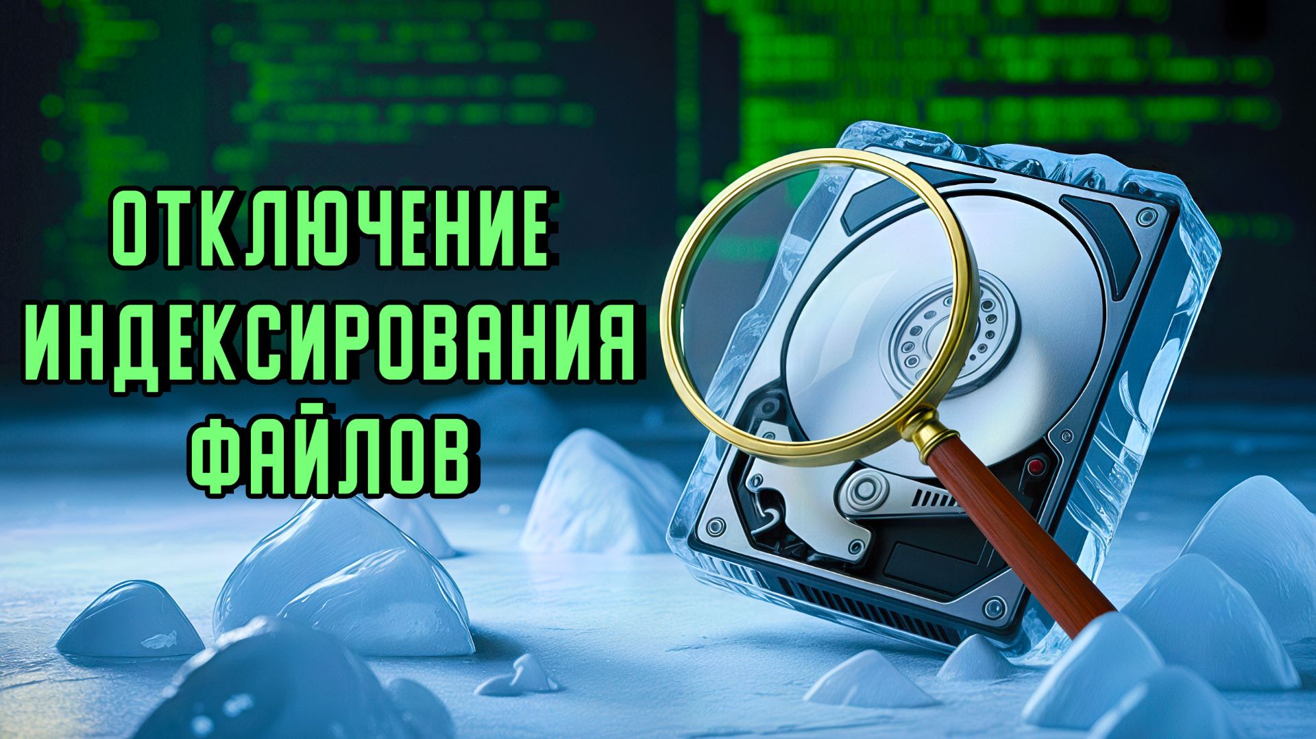 Как ОТКЛЮЧИТЬ ИНДЕКСИРОВАНИЕ ФАЙЛОВ в Windows 7, 10, 11 | Индексатор службы Microsoft Windows Search