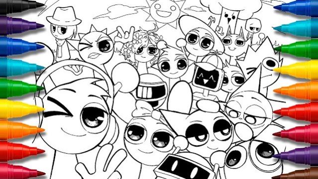 СПРУНКИ РАСКРАСКА: НОВАЯ МЕГА ЯРКАЯ РАСКРАСКА 🎨СПРУНКИ-ВСЕ ПЕРСОНАЖИ!! РЕАКЦИЯ