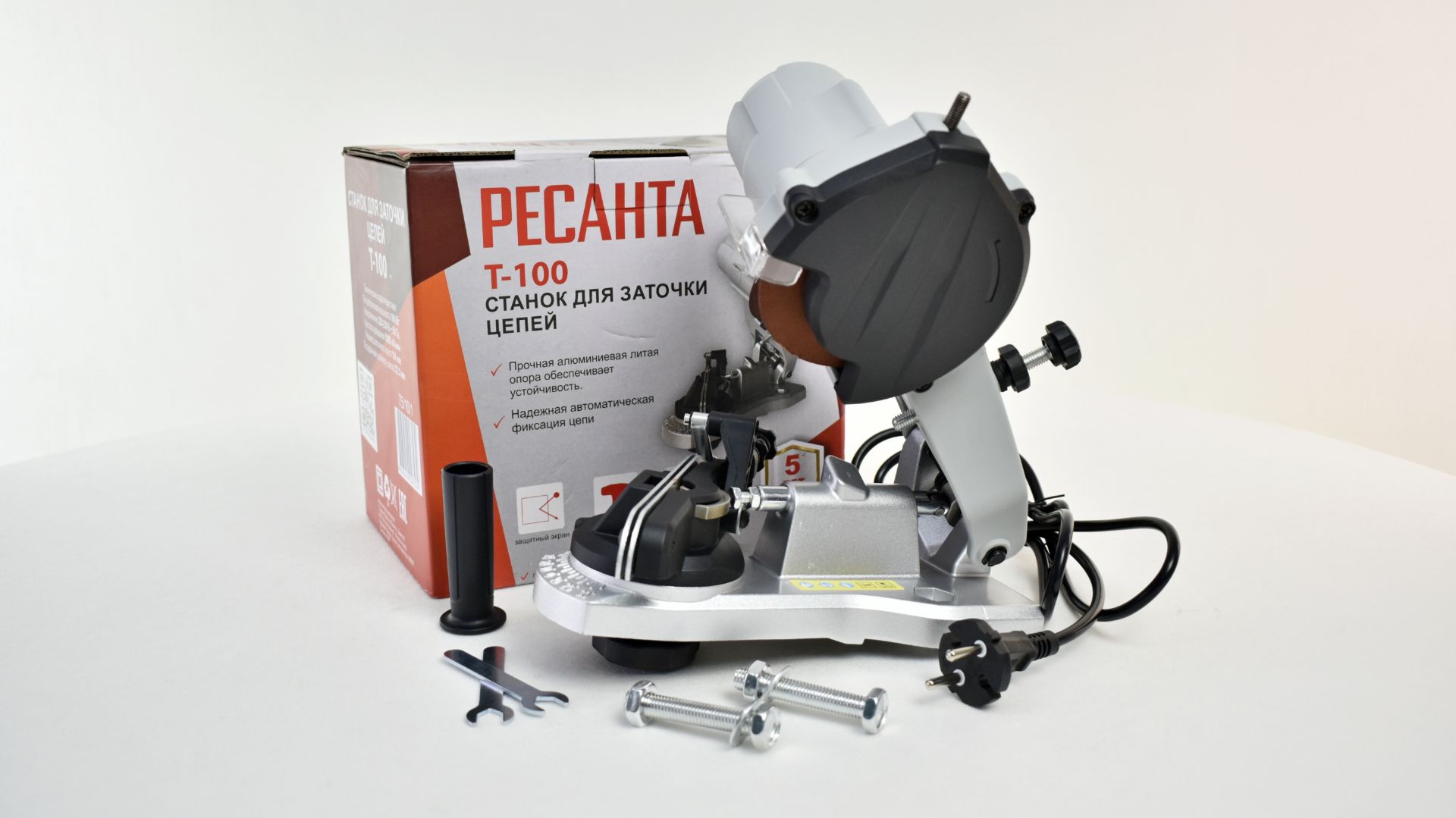 Станок для заточки цепей Т-100 РЕСАНТА (75/10/1)