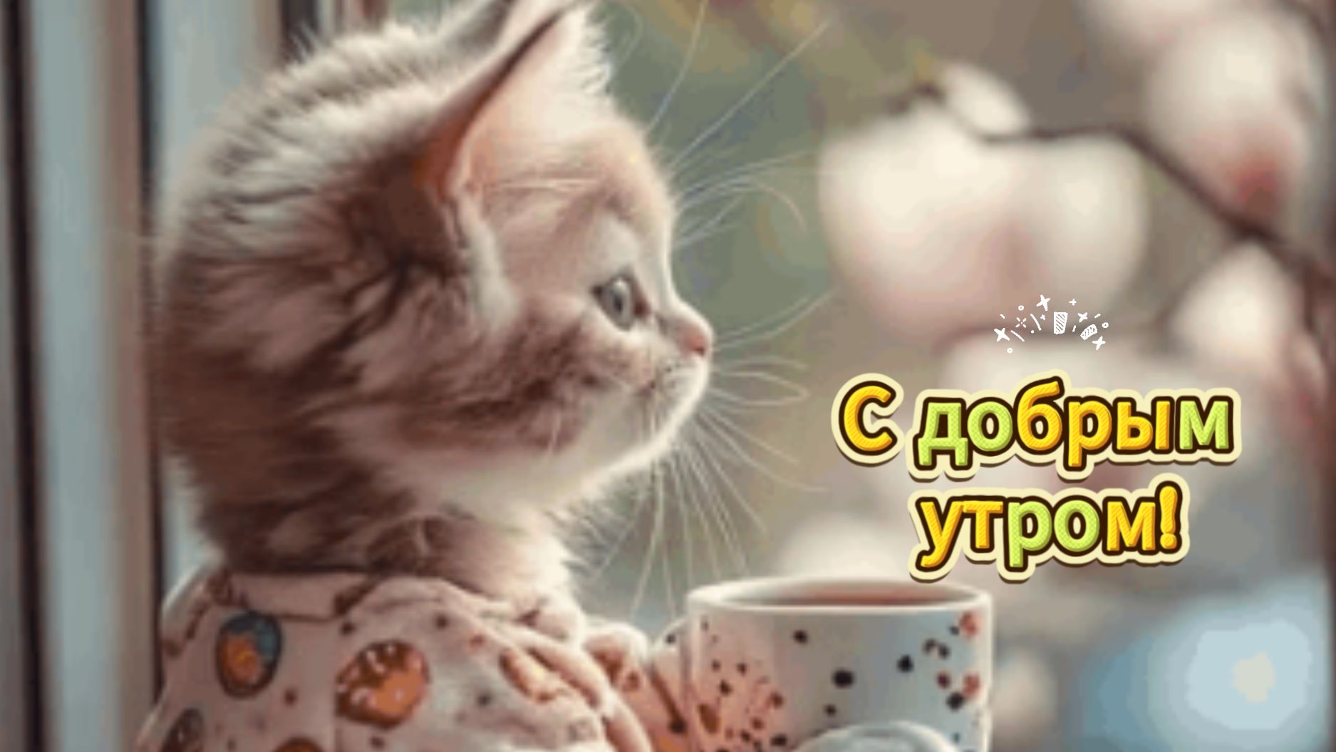 С добрым утром! Музыкальная открытка с теплыми пожеланиями на весь день! ☀️✨